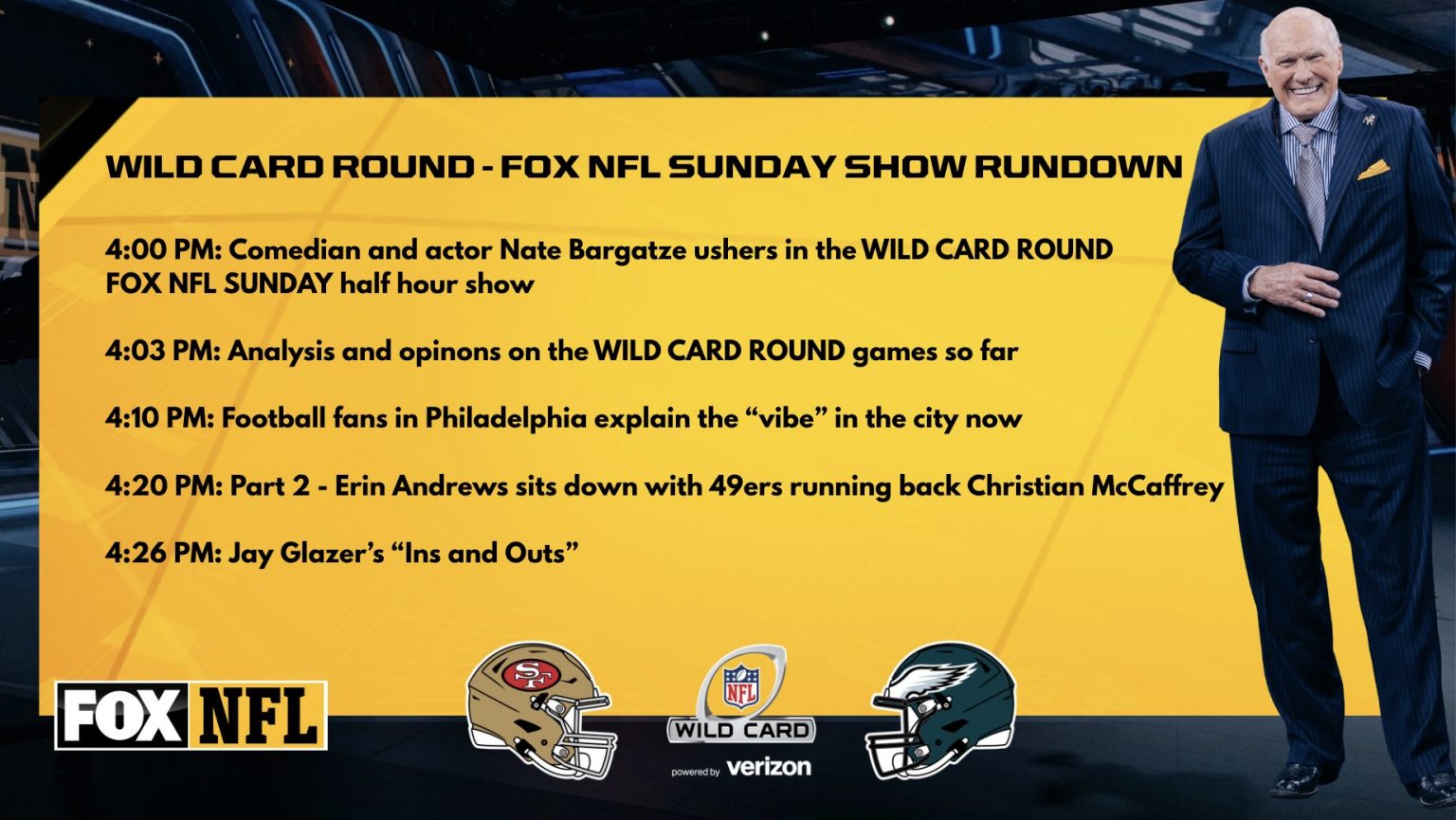 Wild Card Round - FOX NFL Sunday Show Rundown - Fox Sports Press Pass