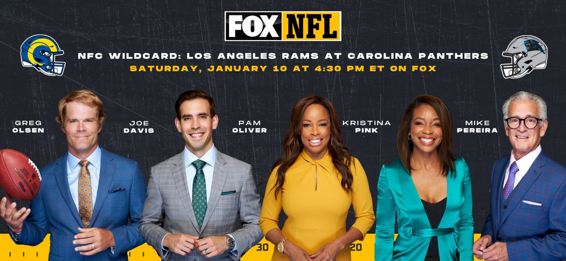 NFL on FOX Wild Card Weekend Broadcast Assignments and Schedule - Fox ...